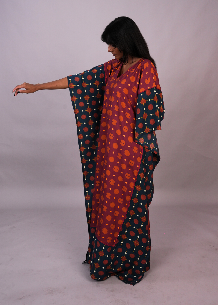 Sun Kaftan - Marigold Nights - Free Shipping - Azurina
