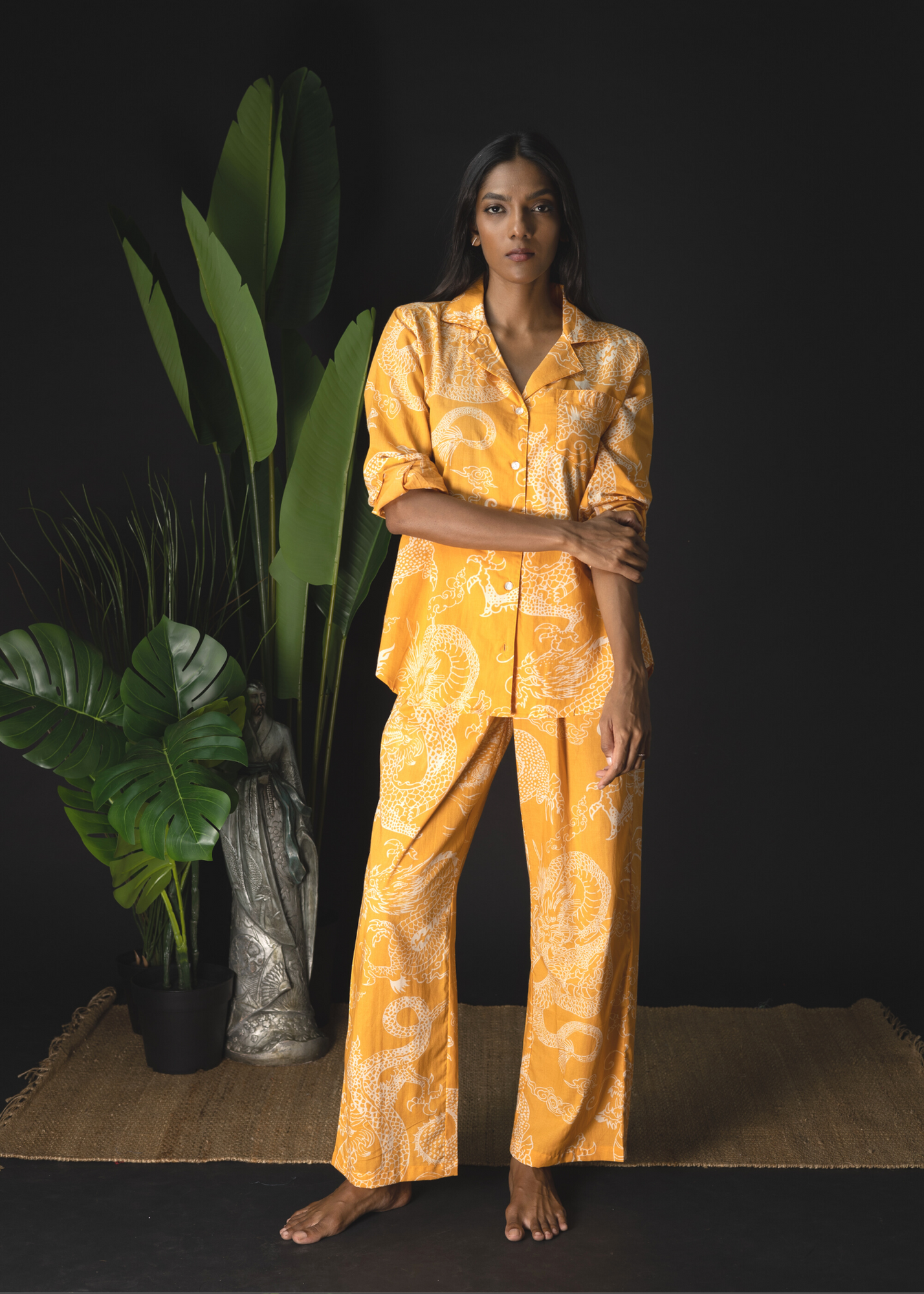 Buy Ela Long Sleeved Pajama Sets For Women | Azurina